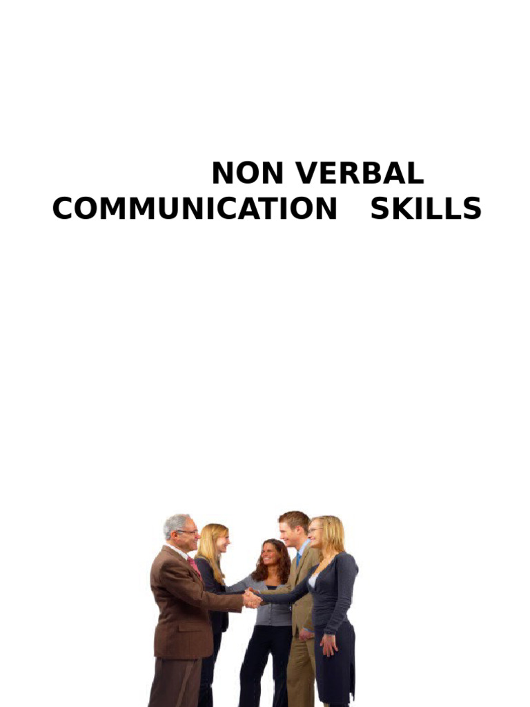 Presentation On Non Verbal Communication Skills | PDF | Nonverbal ...