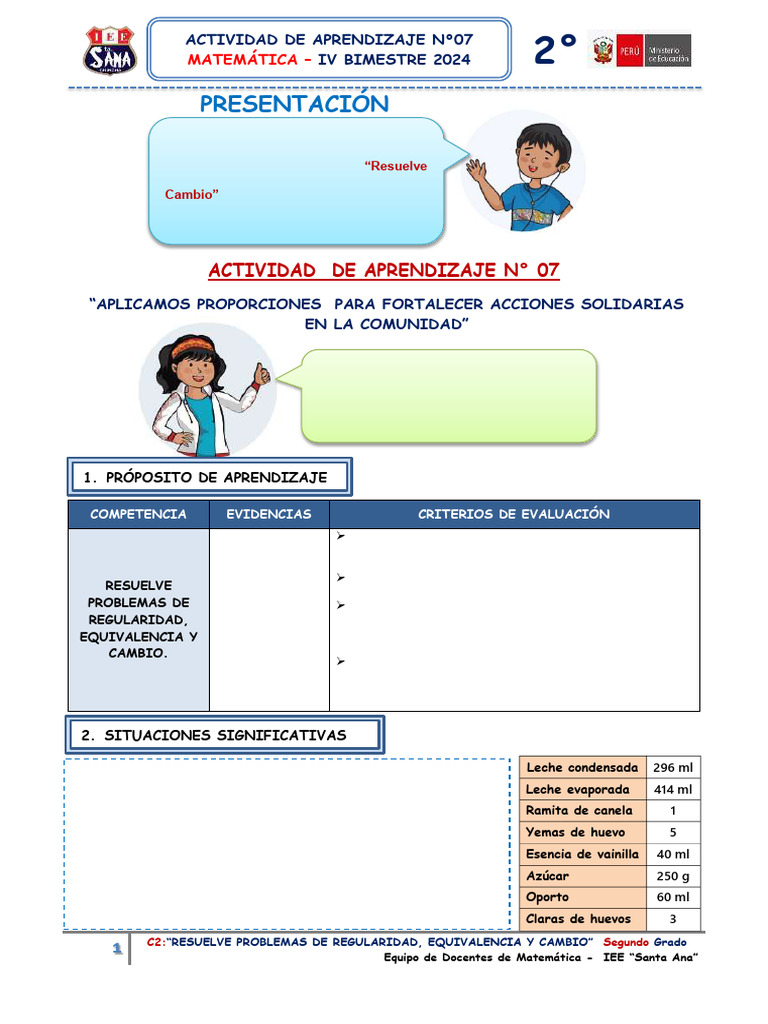 MAT 2°-ACT 7-C2 | PDF