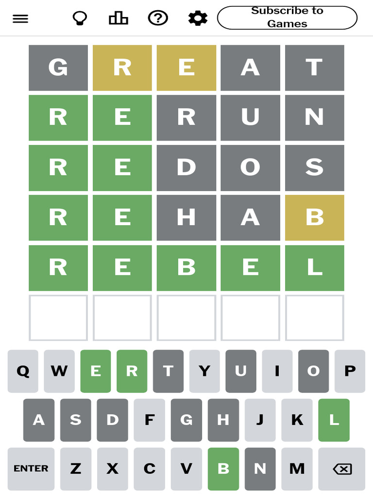 Wordle - The New York Times 4 | PDF