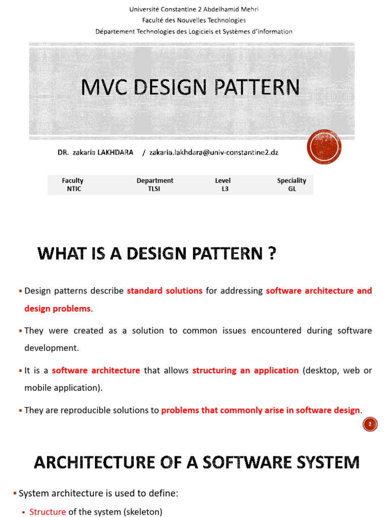 Chapitre II - MVC | PDF | Internet & Web | World Wide Web