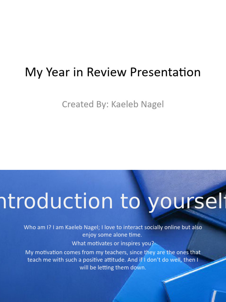 Year in Review Project+-+PowerPoint+Template1 | PDF | Behavior ...