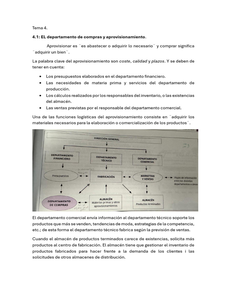 Gestión de Compras y Aprovisionamiento | PDF | Presupuesto | Obtención