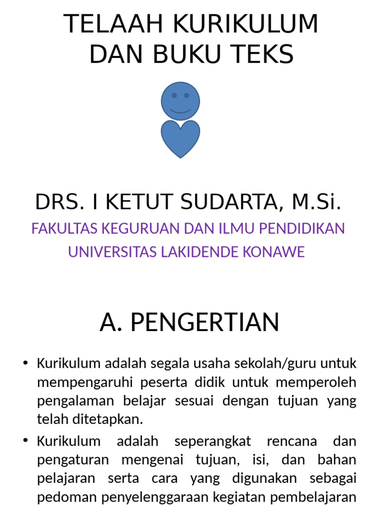 Telaah Kurikulum Dan Buku Teks | PDF