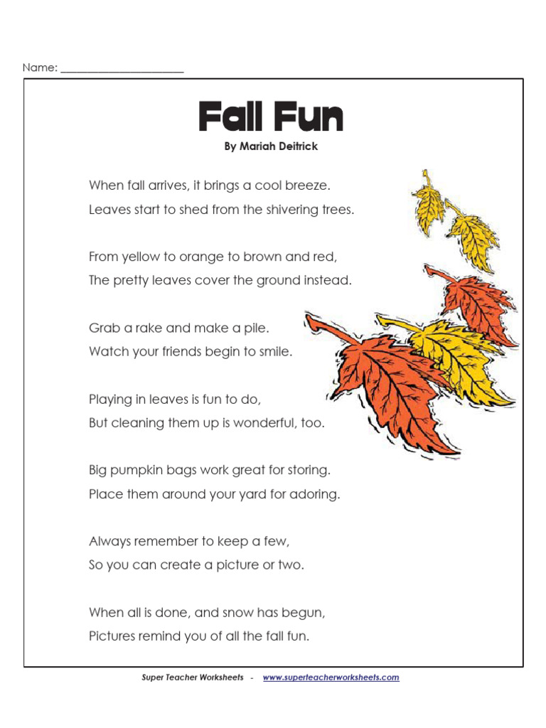 Autumn Fun | PDF