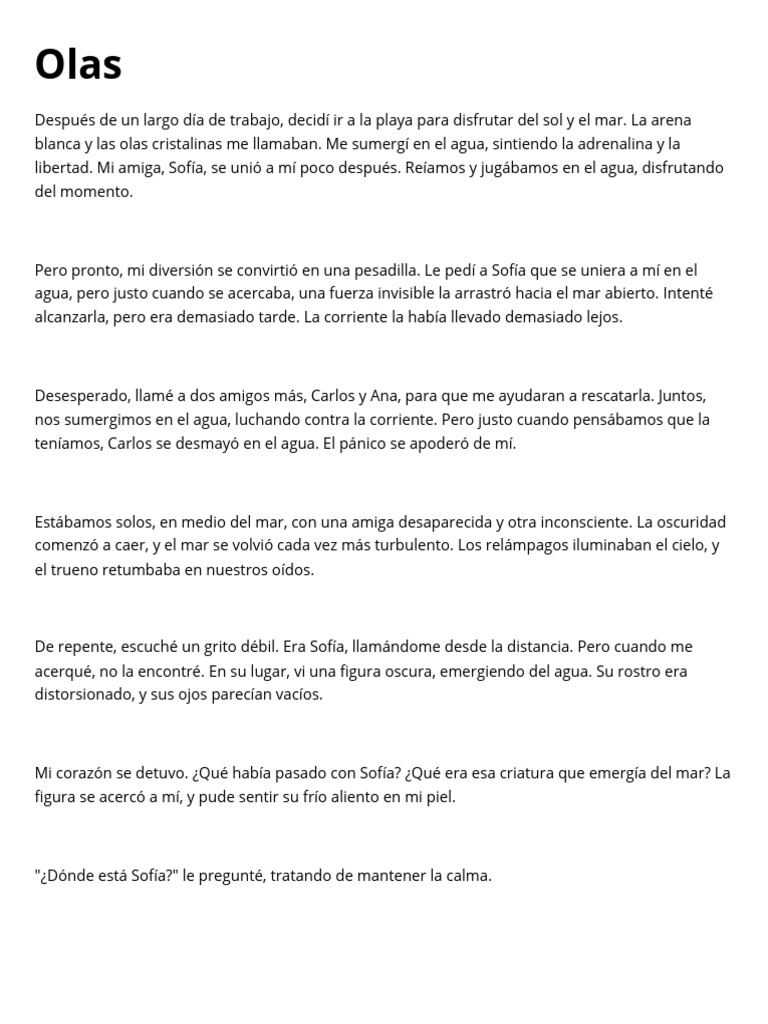 Olas PDF | PDF