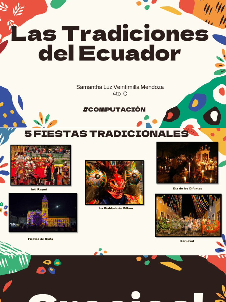 Tradiciones y Fiestas del Ecuador | PDF