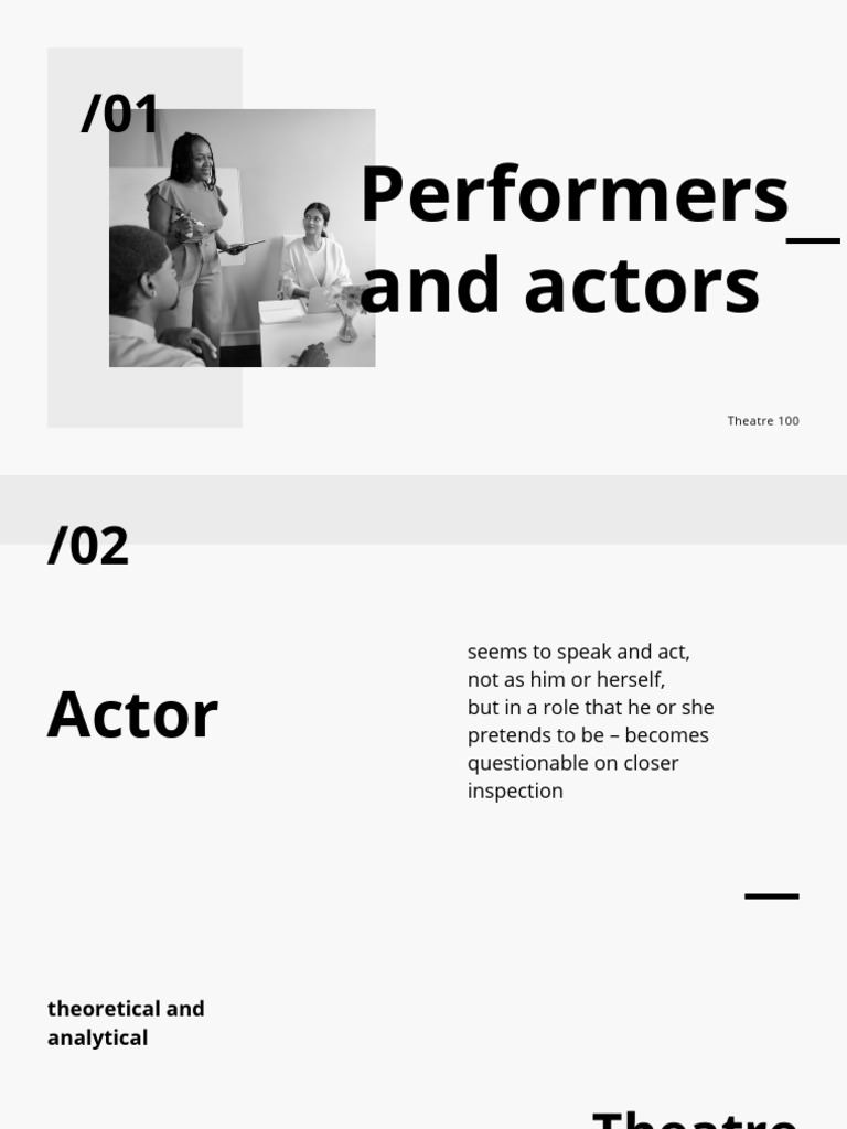 Performers and Actors | PDF | Rhetoric