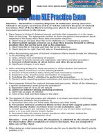 300-Item NLE Reviewer Guide | PDF | Nursing | Experiment