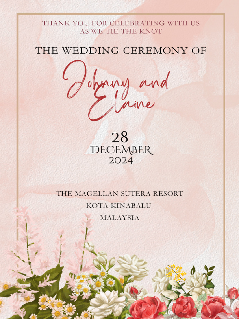 Wedding Program Draft 1 | PDF