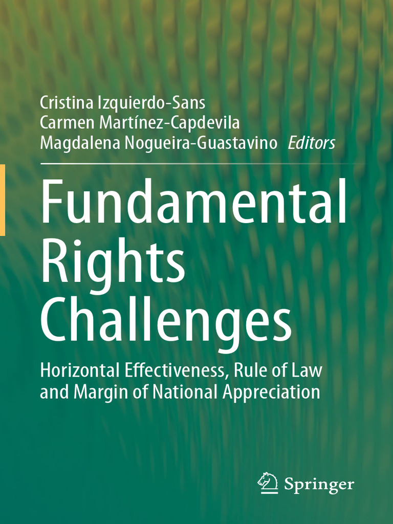 01 - Fundamental Rights Challenges Horizontal Effectiveness, Rule of ...