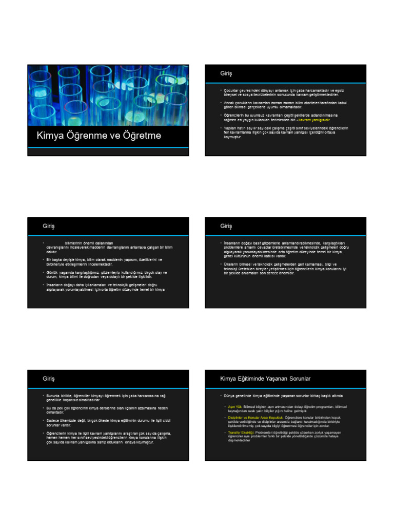 1-2. Kimya Ogrenme Ve Ogretme | PDF