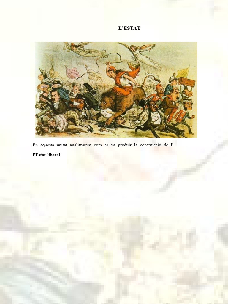 Apunts Teoria Tema 3 La Construcció de Lestat Liberal (1833-1868) | PDF