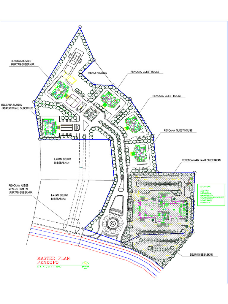 Masterplan Pendopo Gubernur - Model | PDF