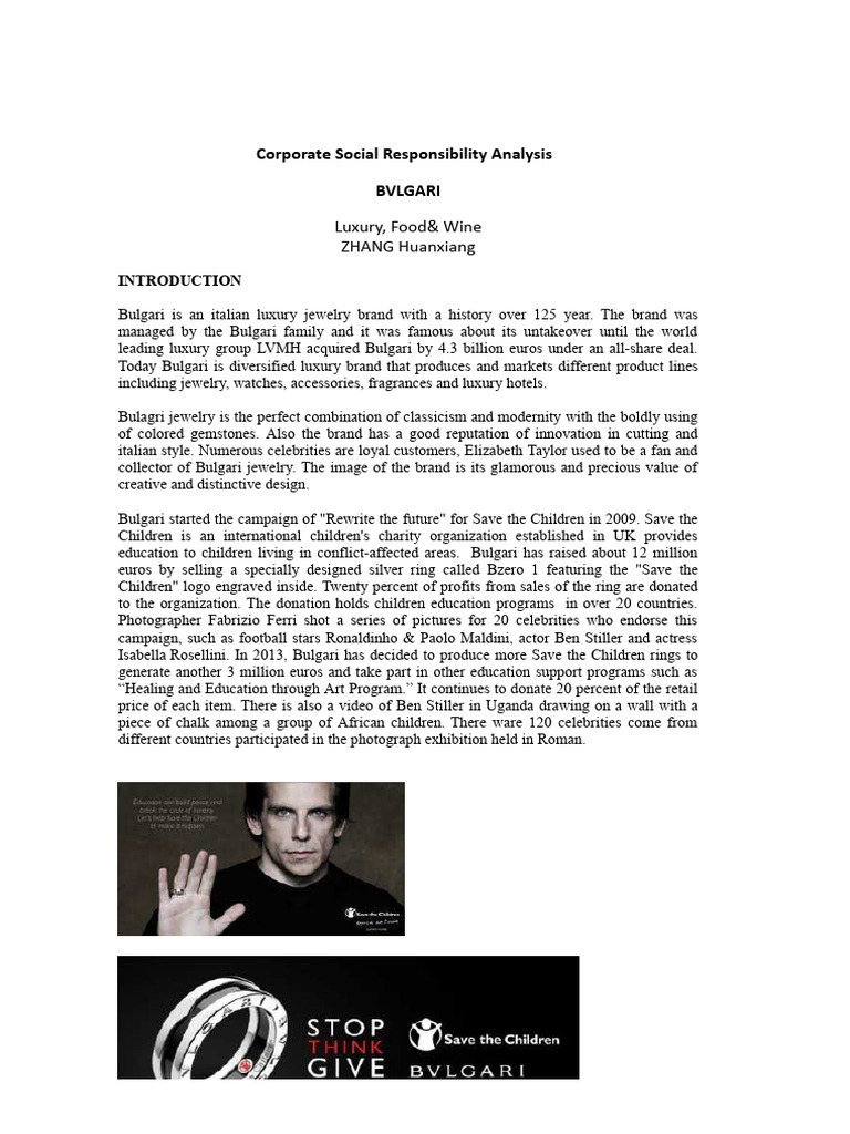 Corporate Social Responsibility Analysis Pdf