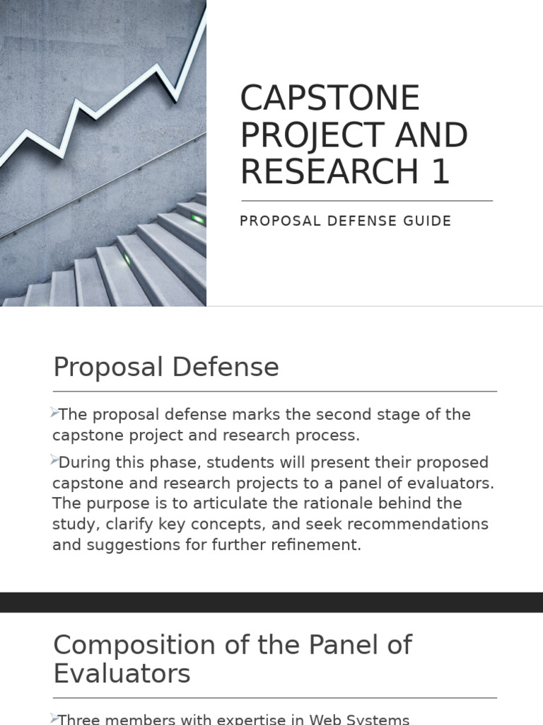 Capstone Project and Research 1 Presentation Guidelines | PDF