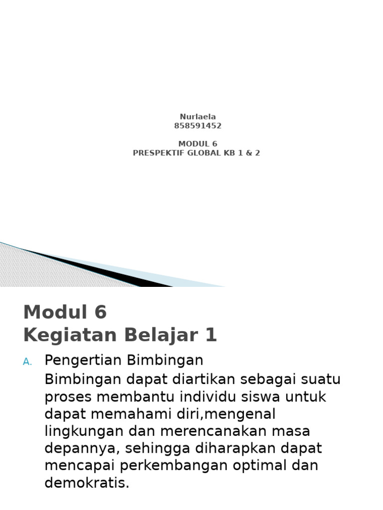PERSPEKTIF Modul 6 | PDF