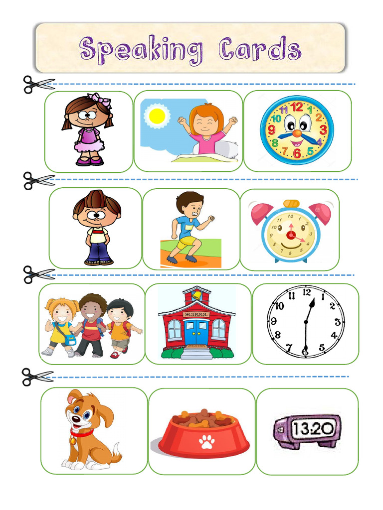 Present Simple Speaking Cards Boardgames Conversation Topics Dialogs ...