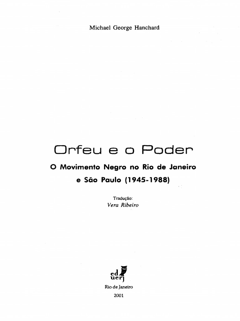 HANCHARD, Michael - Orfeu e o Poder | PDF