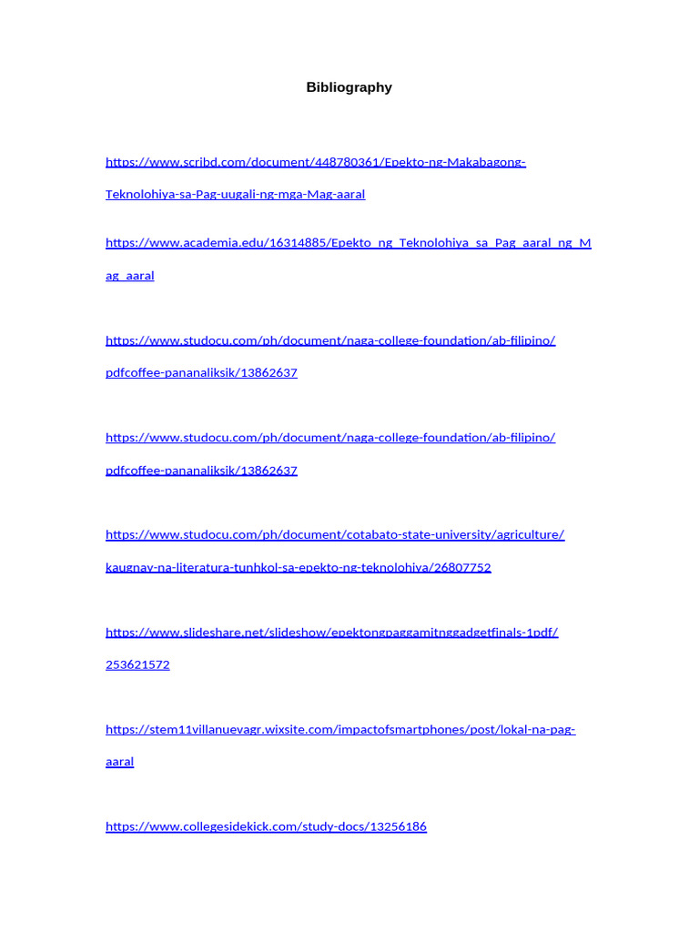 Bibliography | PDF
