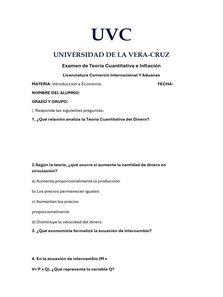 Examen de Economia | PDF