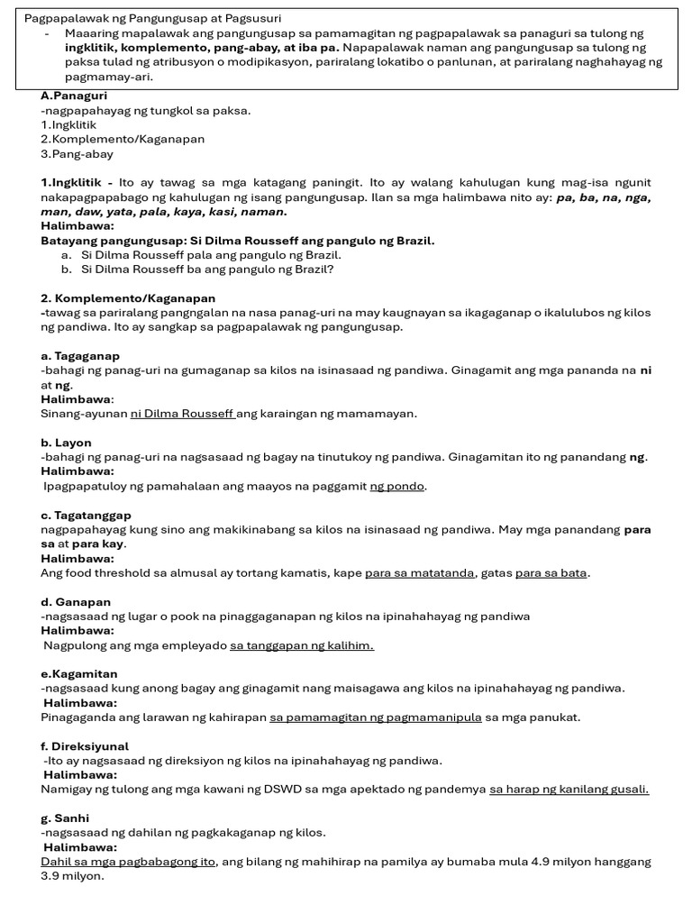 Q2 WK1 Gramatika | PDF