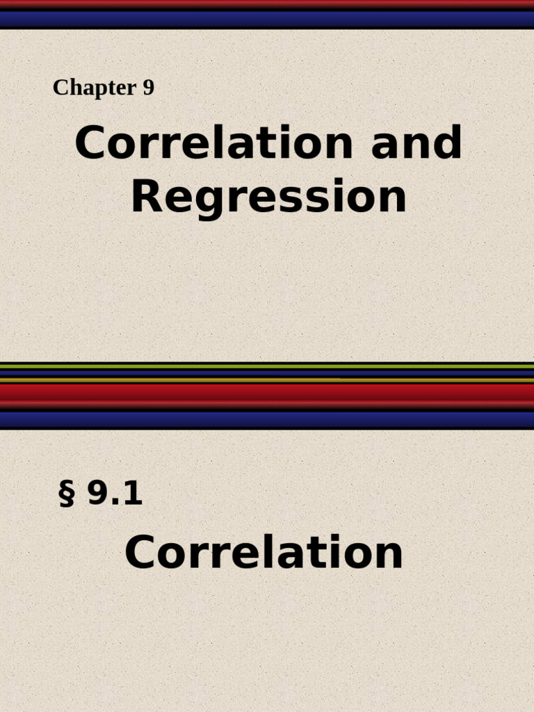 Regression and Correlation | PDF | Errors And Residuals | Standard Error