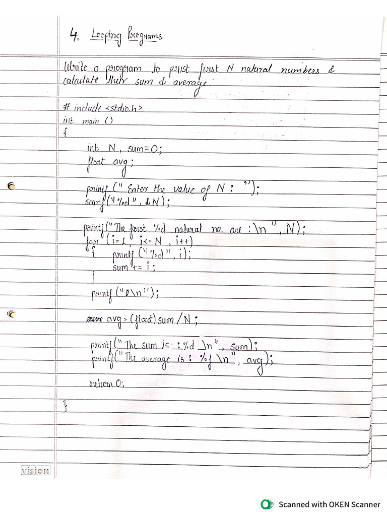 Looping Programs | PDF