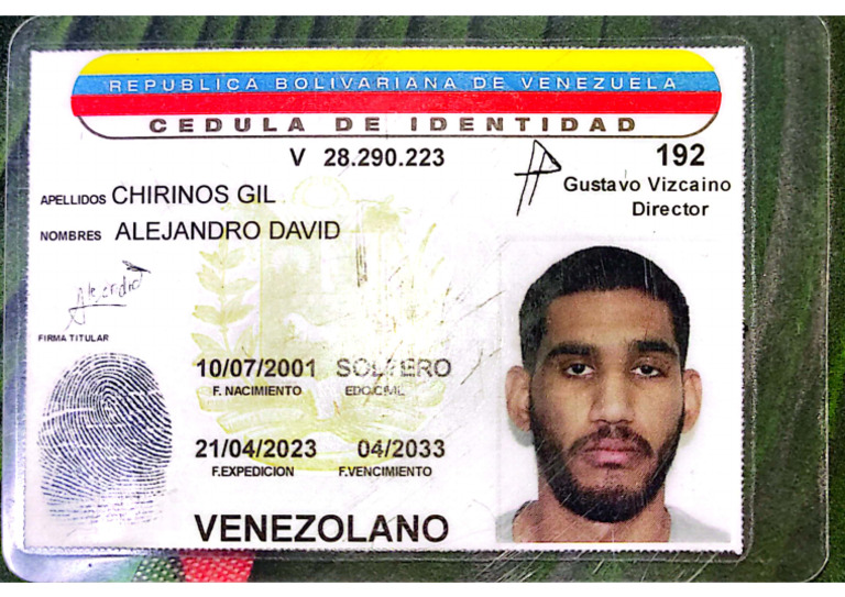 Cedula Alejandro | PDF