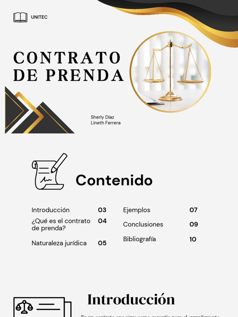 Contrato de Prenda: Definición y Claves | PDF | Pagos | Justicia