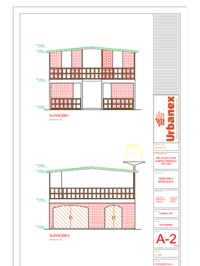 Arquitectura - Elevaciones | PDF