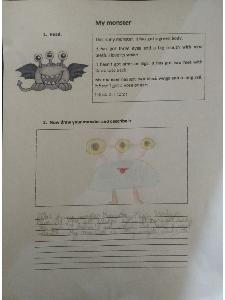 My Monster Trabalho Nicole | PDF