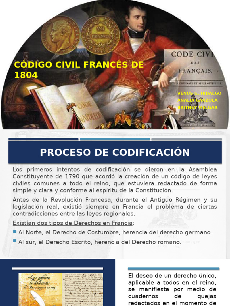 Codigo Civil Francés de 1804 | PDF | Propiedad | revolución Francesa