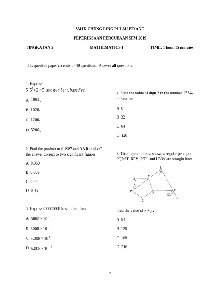 Mathematics 1 | PDF | Geometry | Classical Geometry