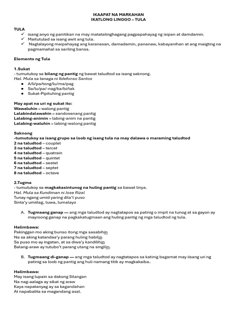 Q2-WK-3-TULA (1) | PDF