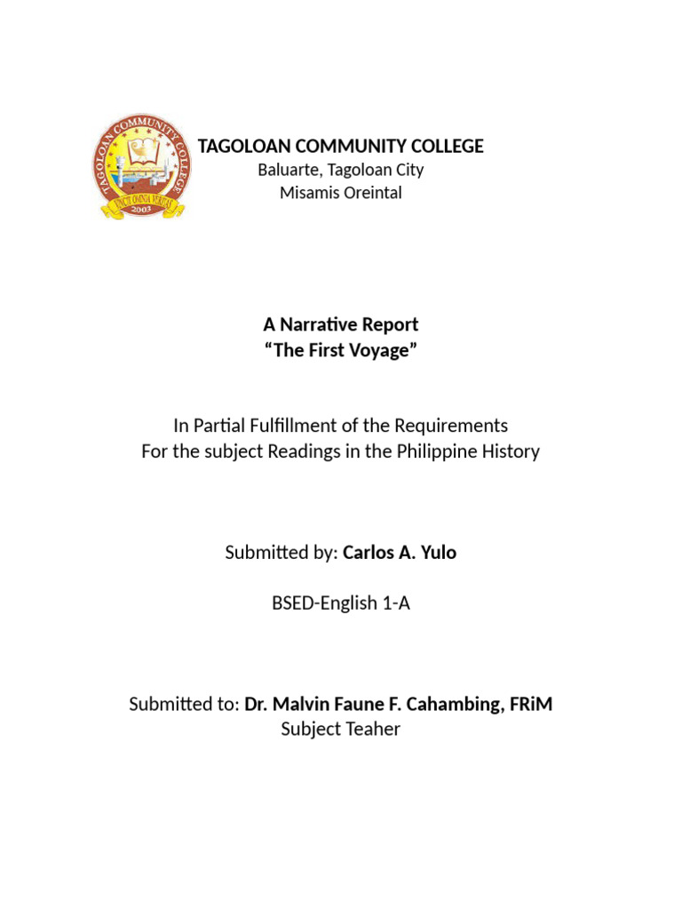 Cover Page Template 2 | PDF