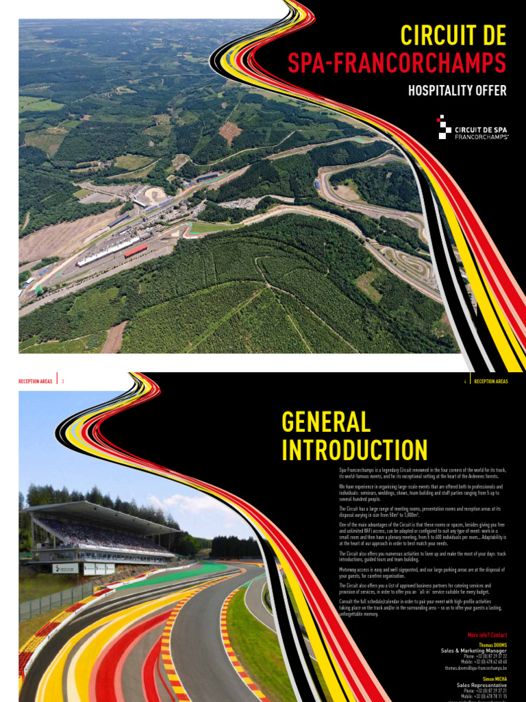 SF Brochures Hospitalities 2023 en | PDF | Formula One