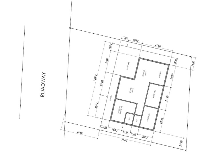 Proposed Floor Plan With Lot Layout | PDF