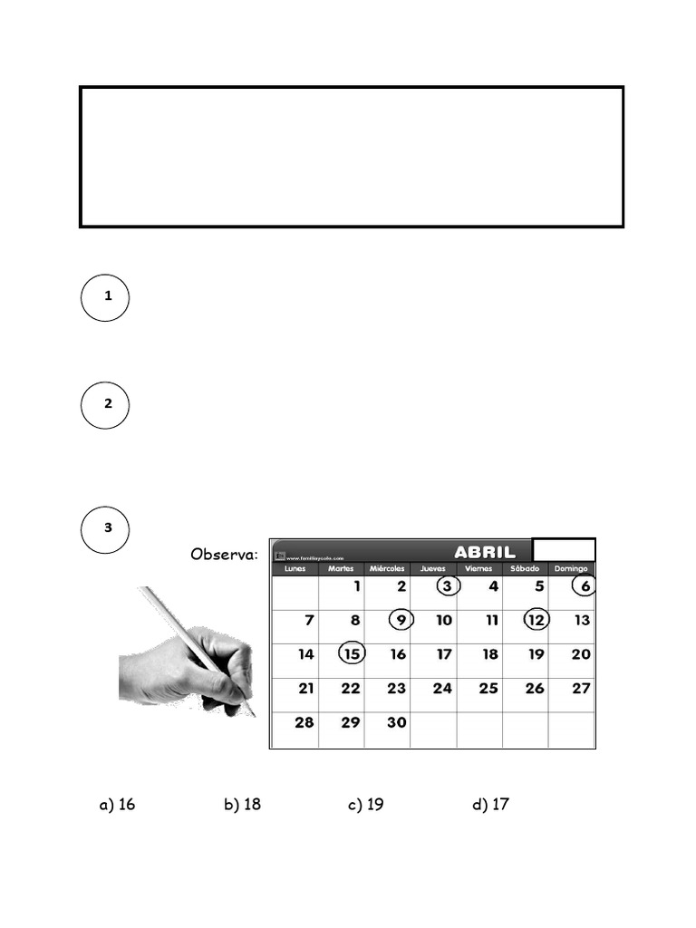 Fichas Evaluación Tipo Ece 1 | PDF