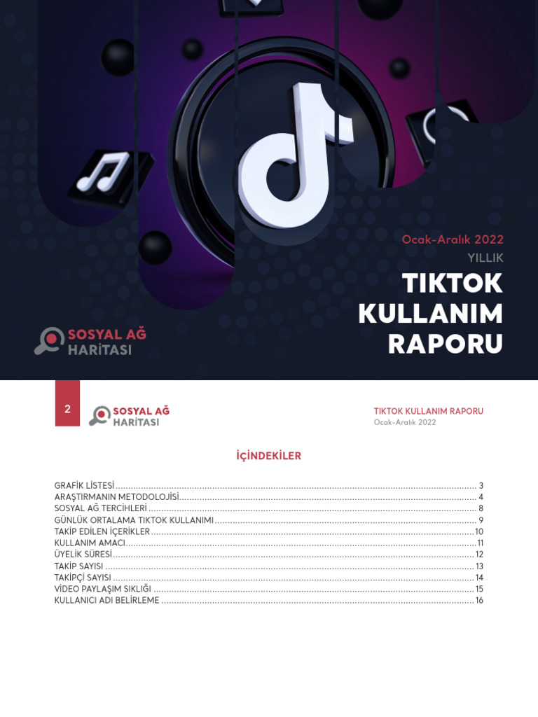 TikTok Kullanım Raporu | PDF