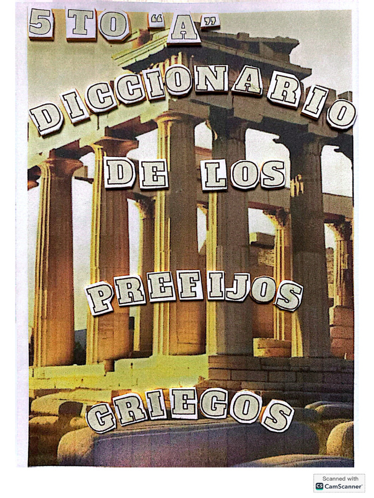 Diccionario de Los Prefijos Griegos-5a | PDF