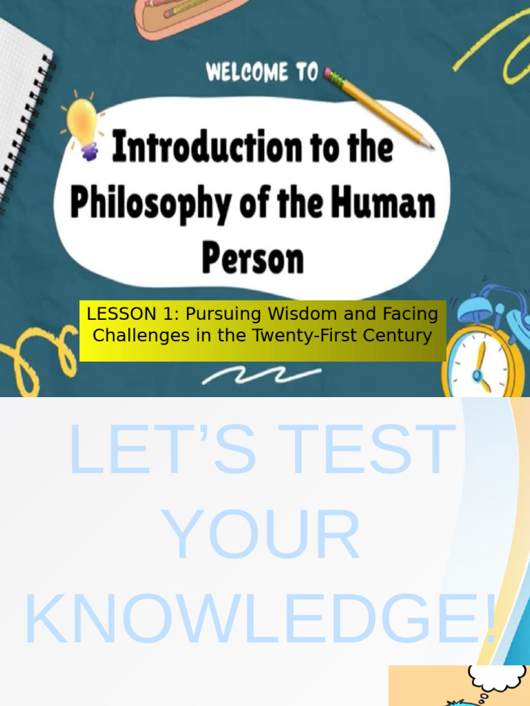Philosophy & Self-Concept Quiz Guide | PDF | Self Concept | Science
