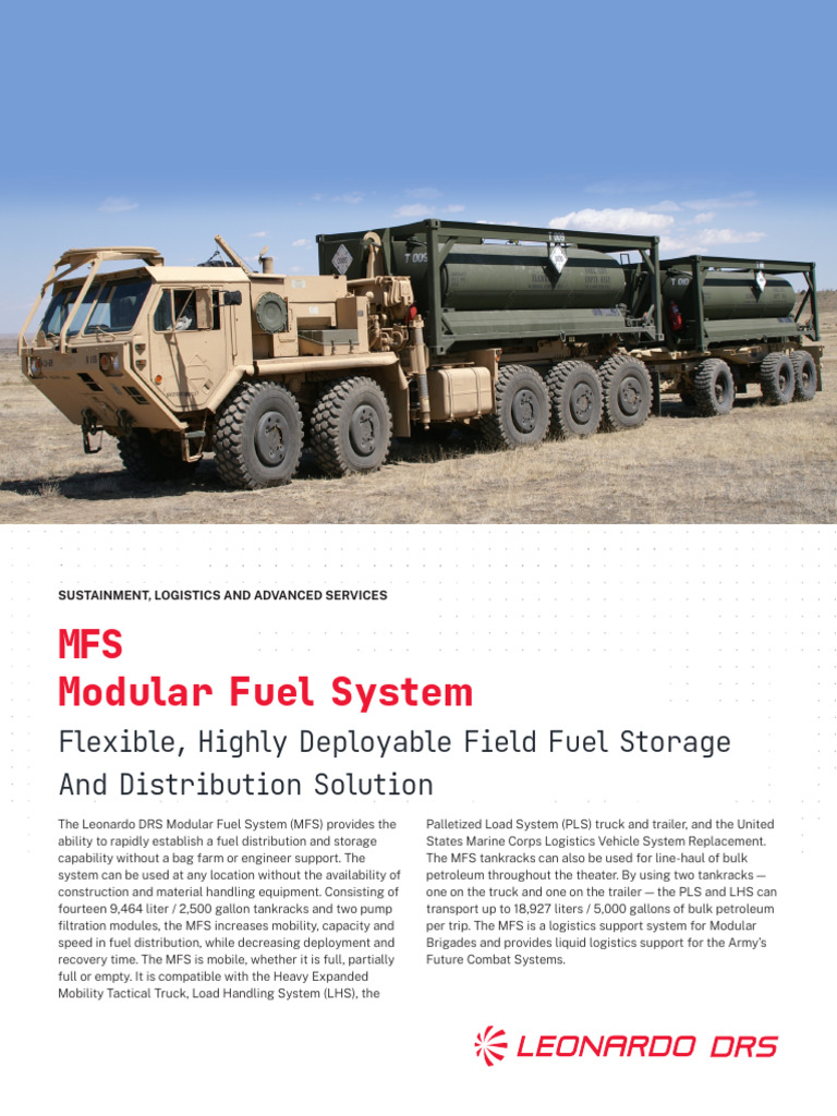 Modular Fuel System Datasheet | PDF