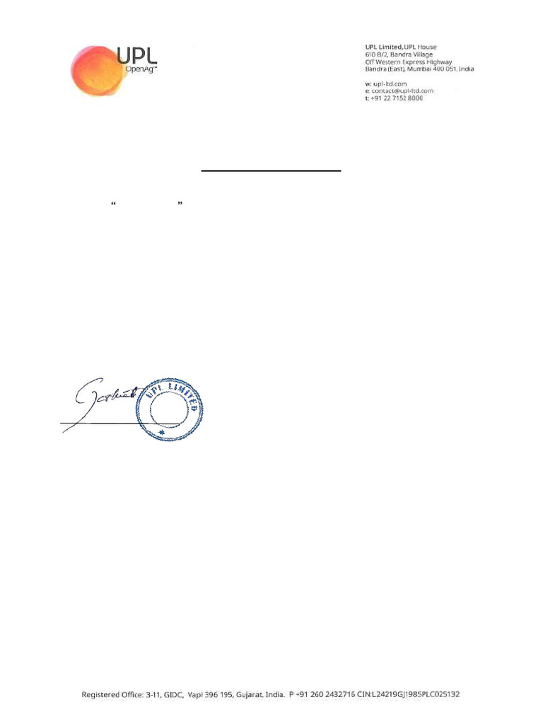 Upl Limited - 5 | PDF