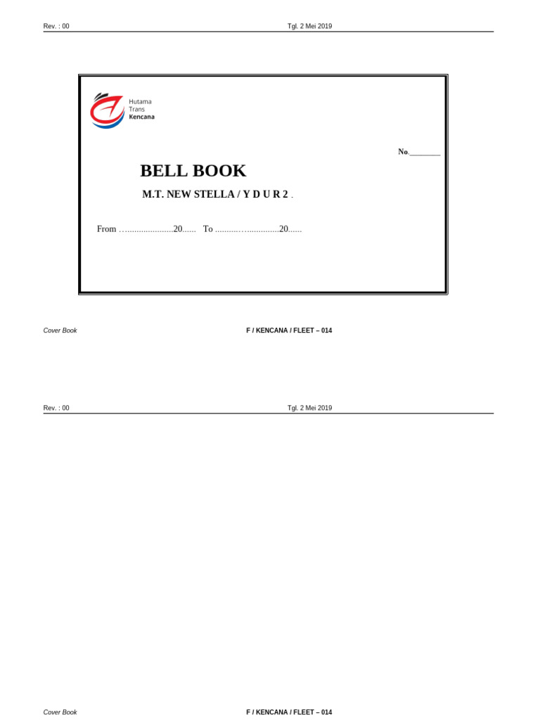 FLEET - 014 Bell Book (Cover) | PDF