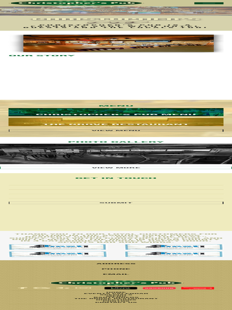 Christophers Pub A Favorite Spot With Hotel Guests and The Locals Too ...