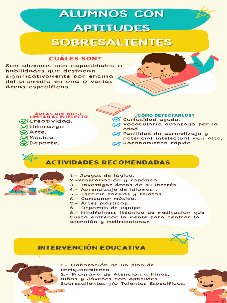 Niños Con Aptitudes Sobresalientes 1 1 Pdf