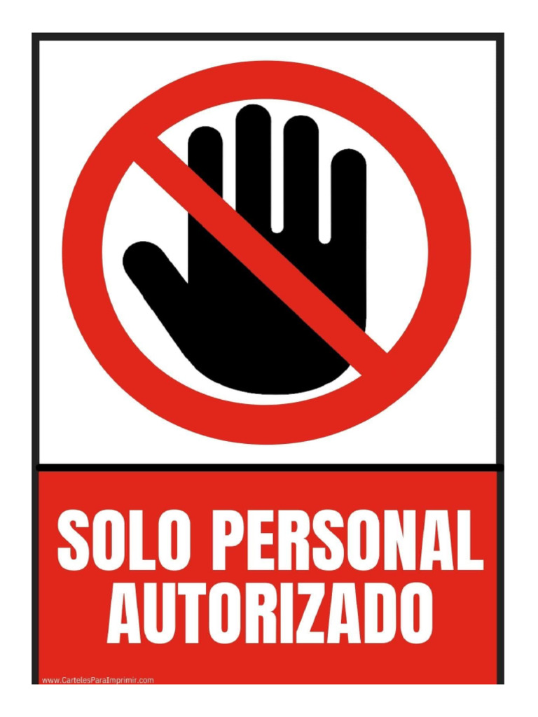 Solo Personal Autorizado | PDF