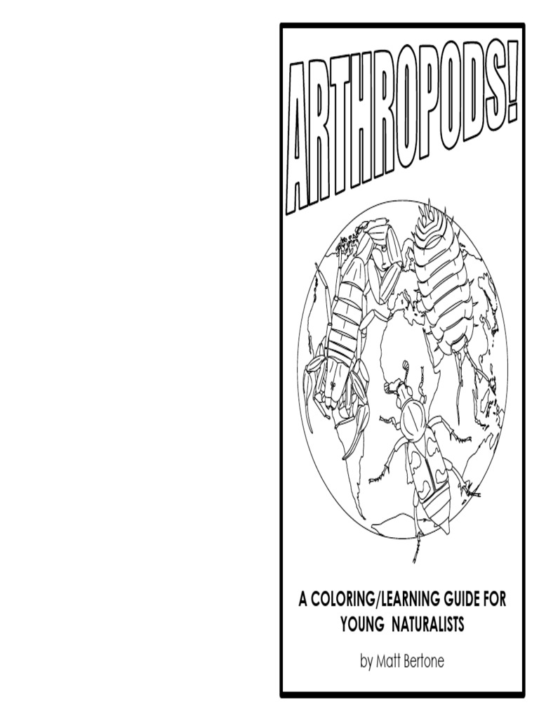 Bertone Arthropods Coloring Book | PDF | Beetle | Insects