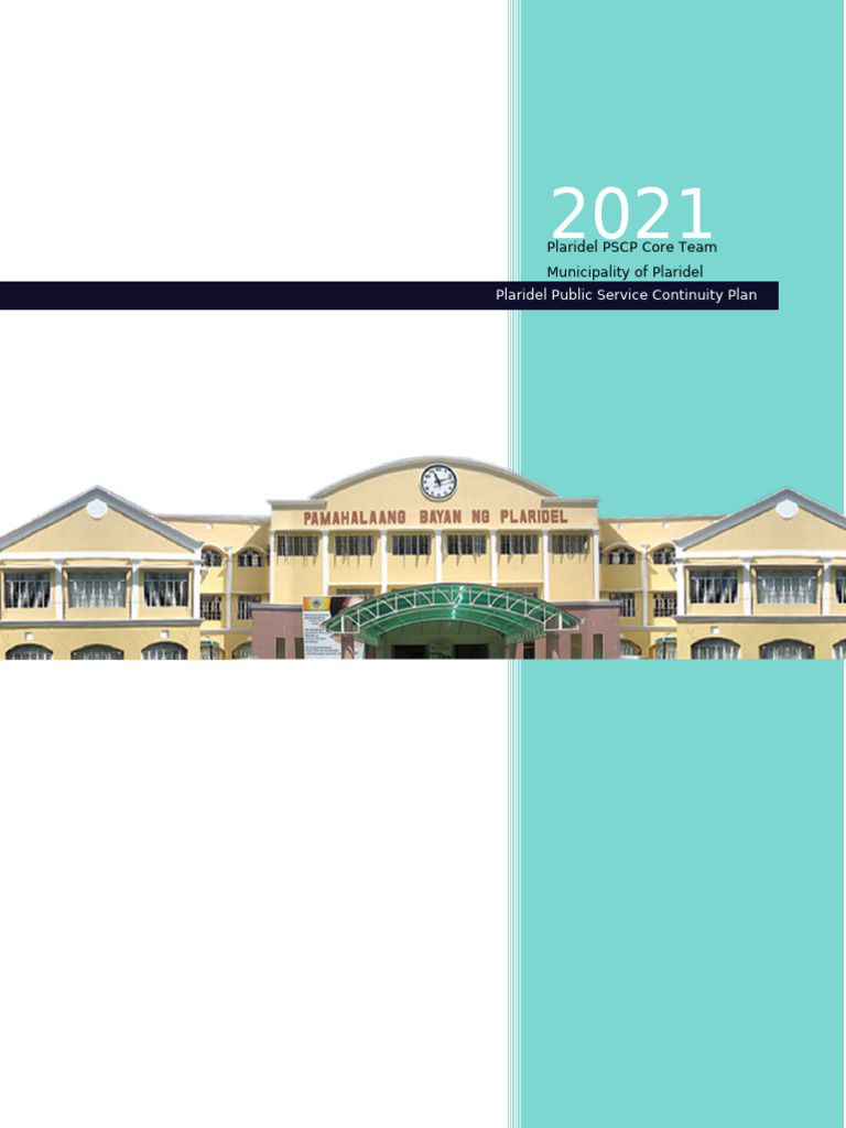 Municipality of Plaridel - PSCP Plan | PDF | Risk | Risk Management