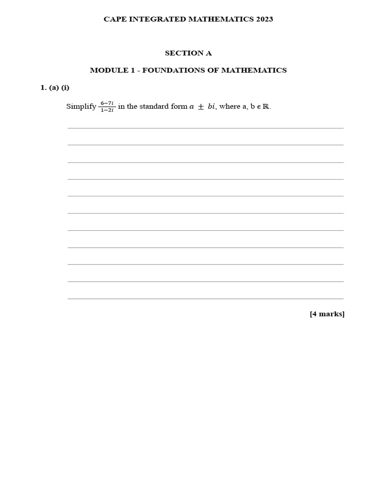 Integrated_Mathematics_Paper_2_2023_2_1 | PDF | Function (Mathematics ...